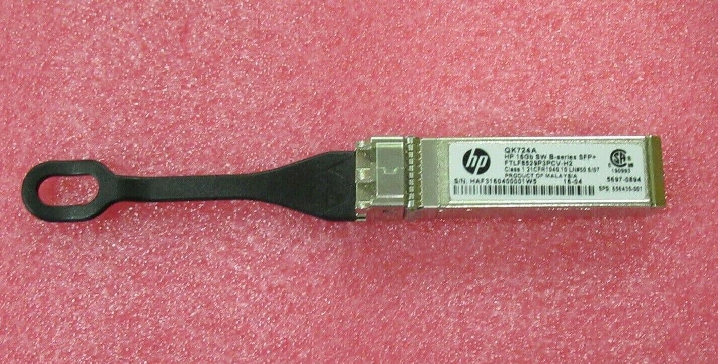 48 x HP B-Series QK724A 656435-001 16GB 850nm SFP FC SW Transceiver Module