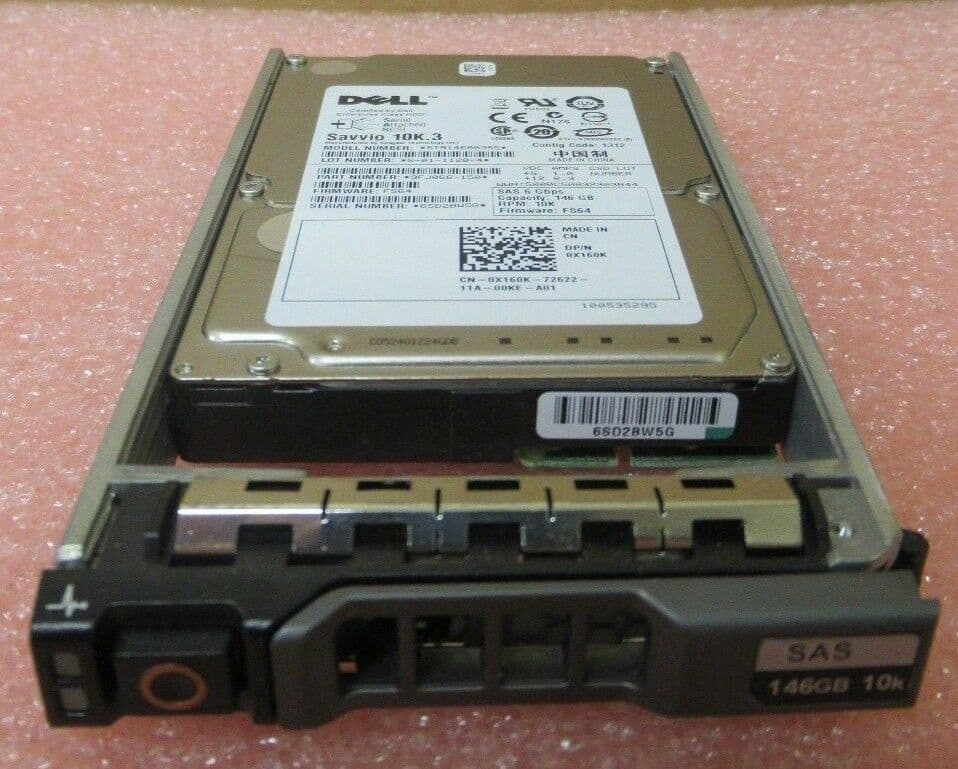 4x Dell 146GB 2 5" SAS 6GB/s 10K Hot-Plug HDD disk Caddy X160K ...