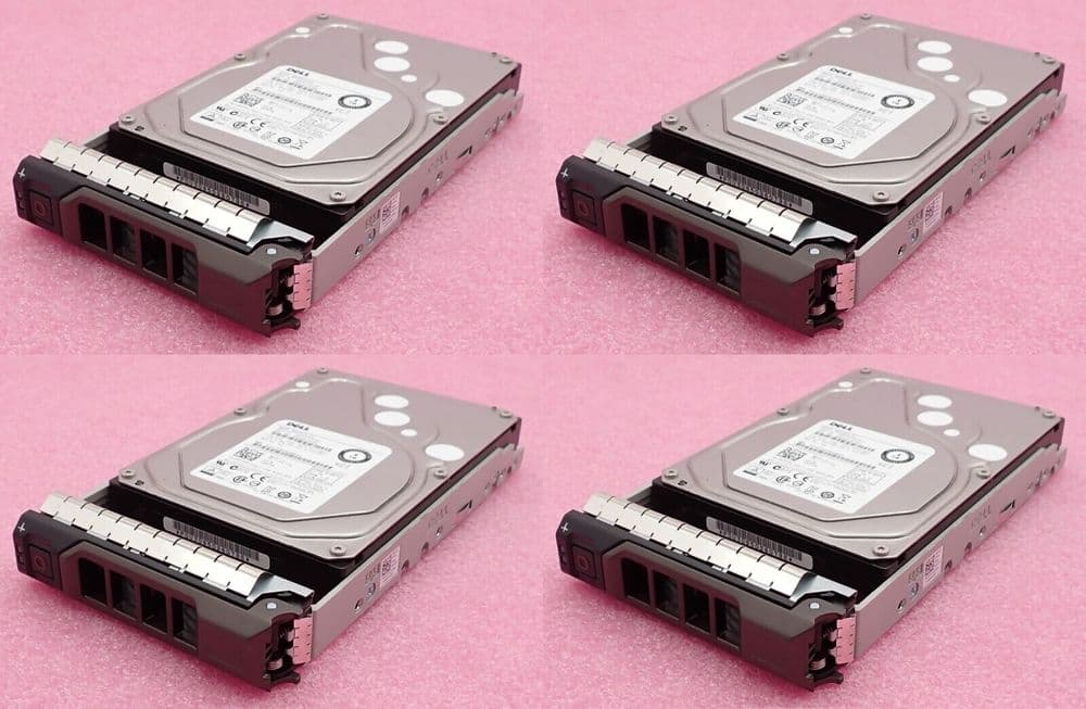 4x Dell 1TB 7 2K 3 5 SAS 6G LFF Hard Drive HDD 0GPP3G GPP3G Toshiba ...