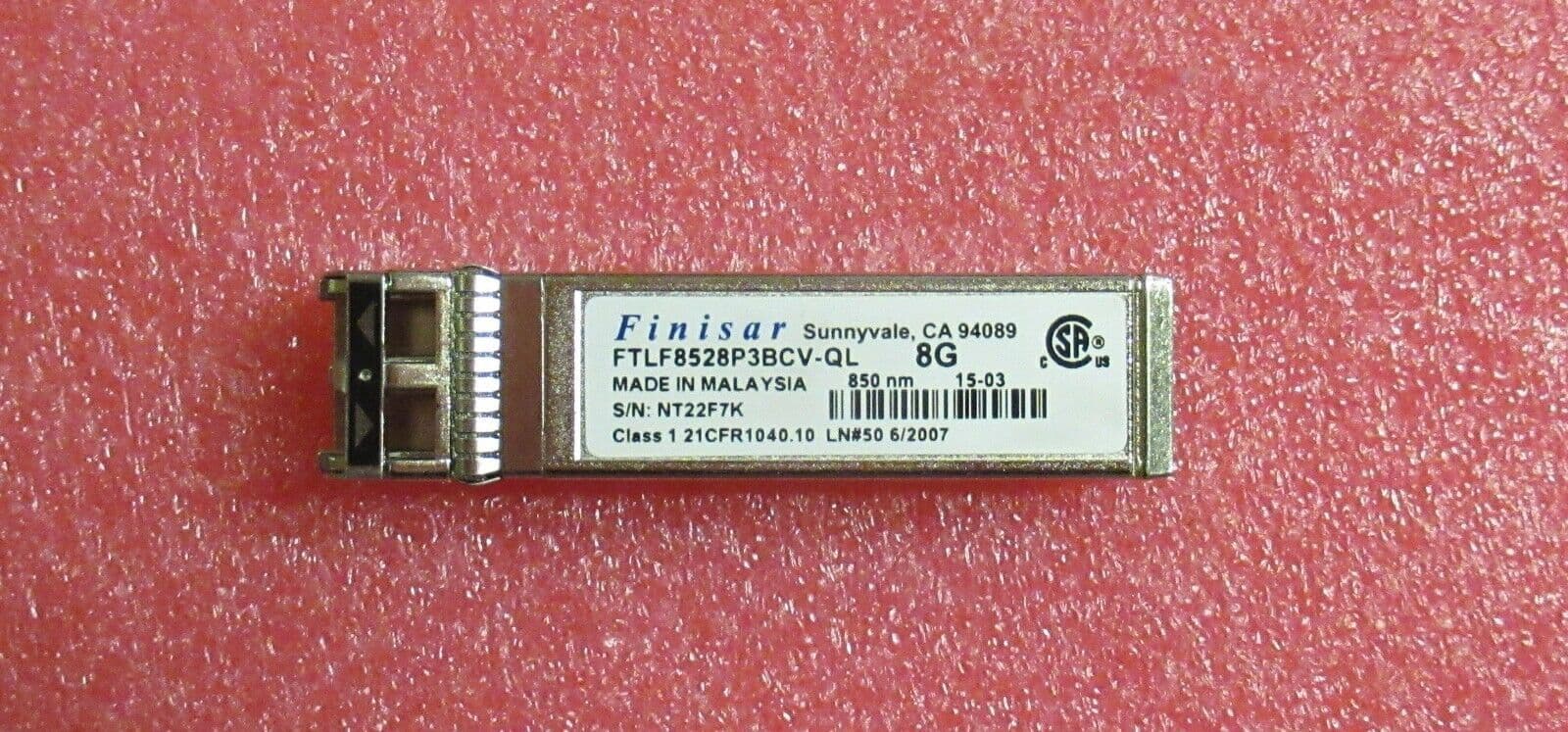 4x Finisar FTLF8528P3BCV-QL 8Gb 850NM Fiber Channel SW SFP Optical ...