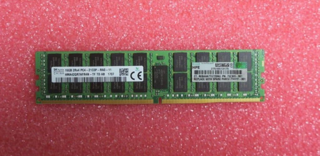 4x HP 16GB 2Rx4 DDR4-2133 PC4-17000 REG ECC Server Memory 774172-001 ...