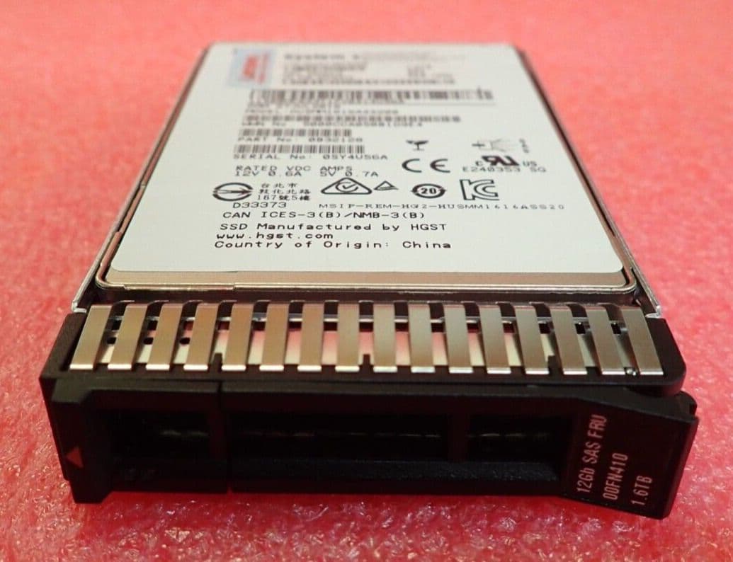 4x Lenovo SystemX 1 6TB SSD SAS 12G WI G3HS 2 5" MLC Enterprise Hot ...