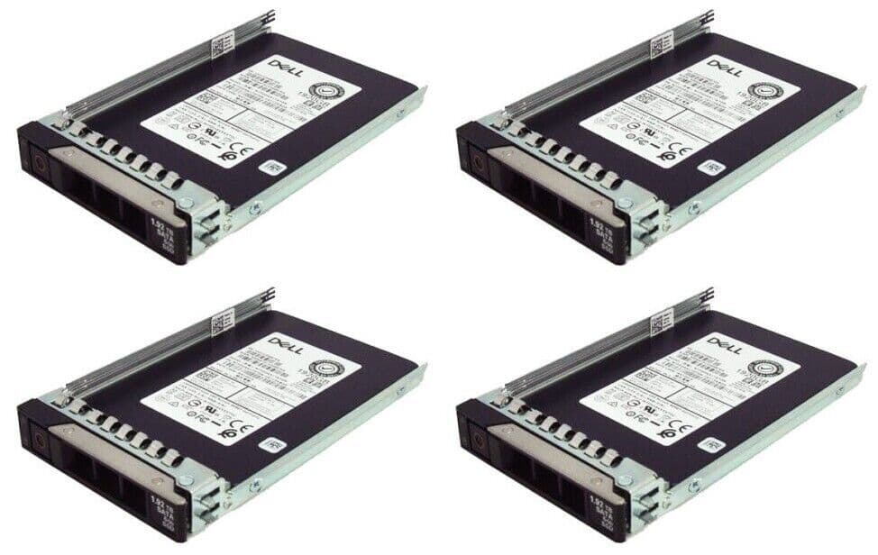 4x New Dell 1 92TB SATA 6G 2 5" Solid State SSD 9F9Y6 MZ-7LH1T9C G14 ...
