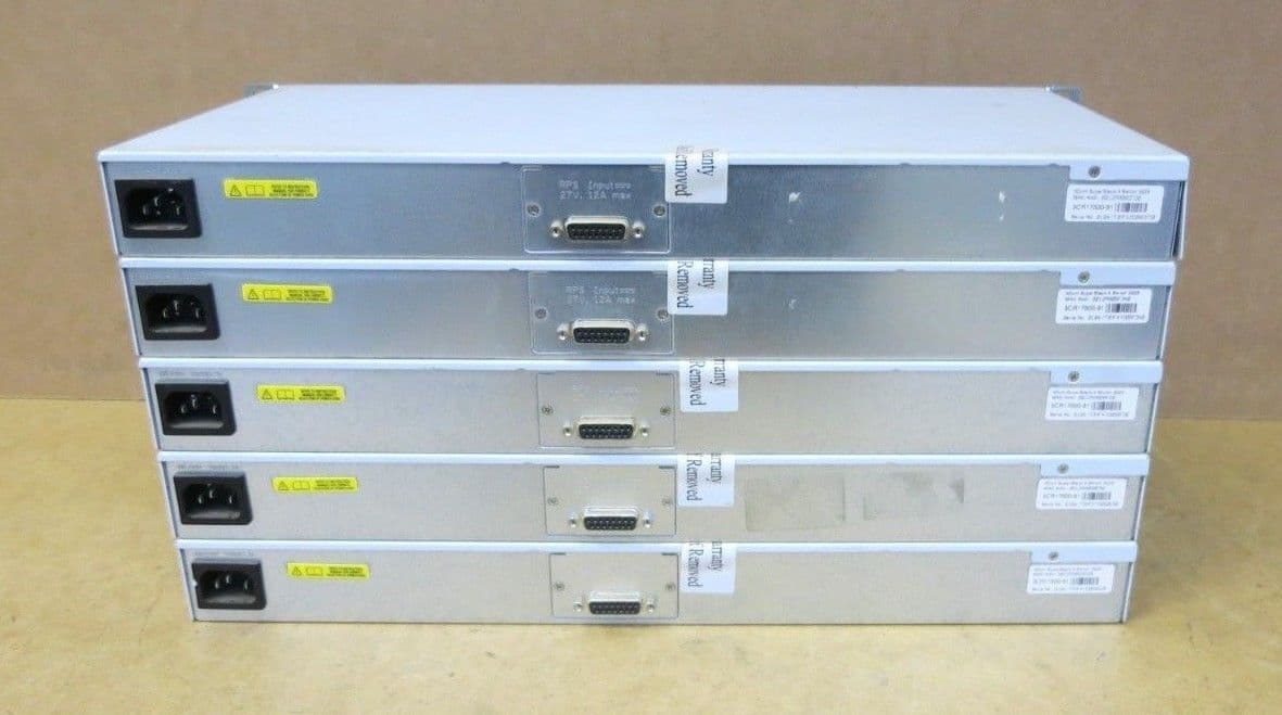 5 x 3Com SuperStack 24 Port Network switch 3226 3CR17500-91 175009-110 ...