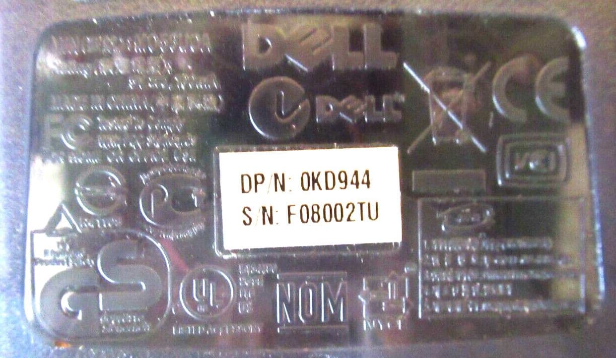 5 x Dell MO56UOA KD944 0KD944 Black And Silver USB Wired 3-Button ...