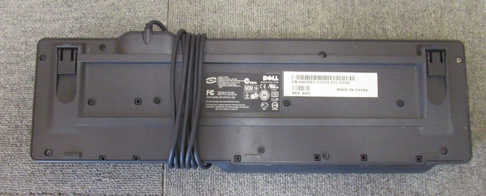 5 x Dell RT7D50 W7657 0W7657 USB Wired Black 104-key UK QWERTY Standard ...