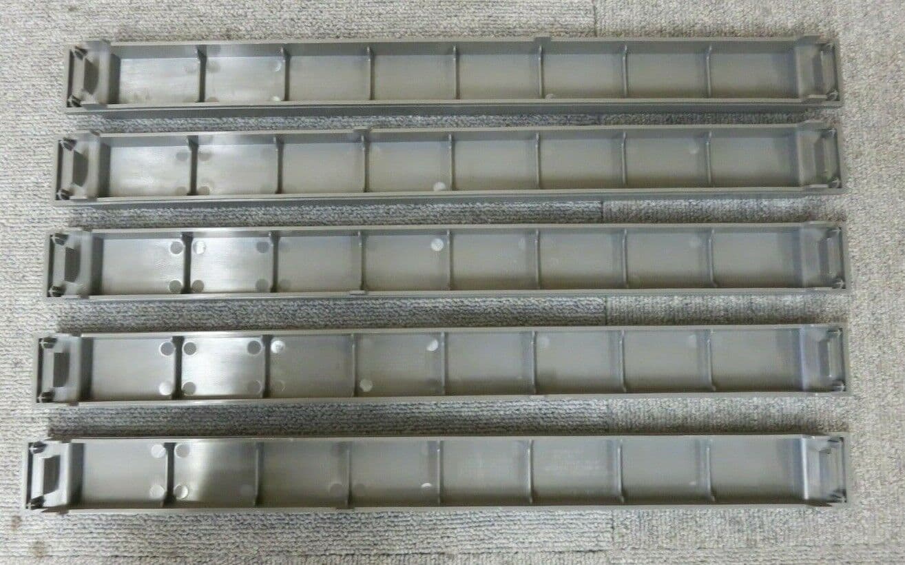 5 x HP 383348-001 19" 1u Grey Plastic Rack Server Cabinet Blanking ...