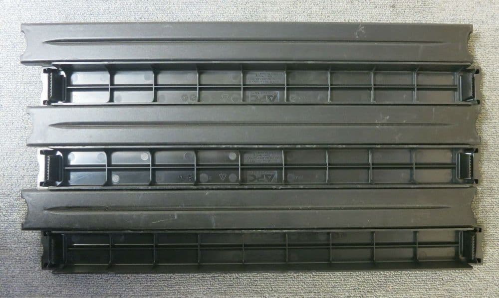 6 x APC 1U Black Plastic Rack Server Cabinet Blanking Plate Panel P/N ...