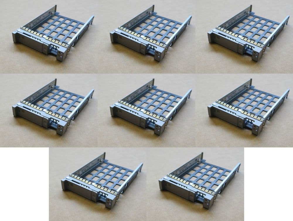 8 x Cisco 2 5" Hard Drive Tray HDD Disk Caddy Bracket 800-35052-01 F ...