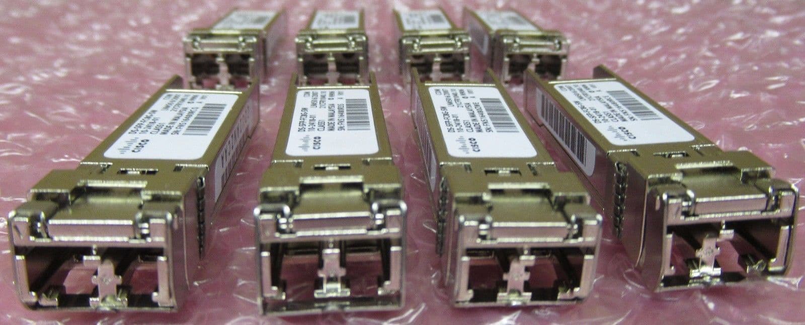 8 x Cisco DS-SFP-FC8G-SW SFP 8G Fibre Channel Transceiver Module 10-2418-02
