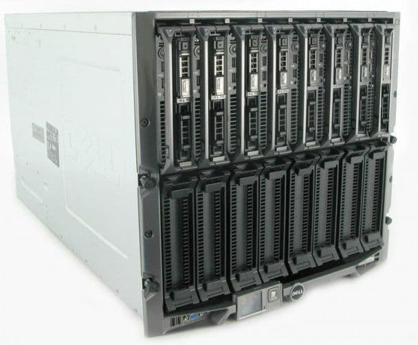 8 x Dell PowerEdge M620 blade Servers in M1000e 16 x 8-Core E5-2670 ...