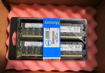 8GB Dell Poweredge 2970 PC2-6400P RAM SNPWX731CK2 2x4GB