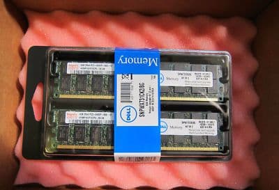 8GB Dell Poweredge PC2-6400P Memory WX731 2 x 4GB