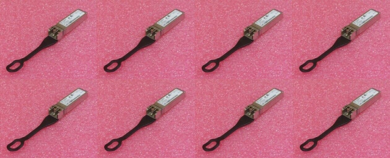 8x Brocade 32Gb FC SFP SW MMF Transceiver Module 57-1000333-01 XBR-000212