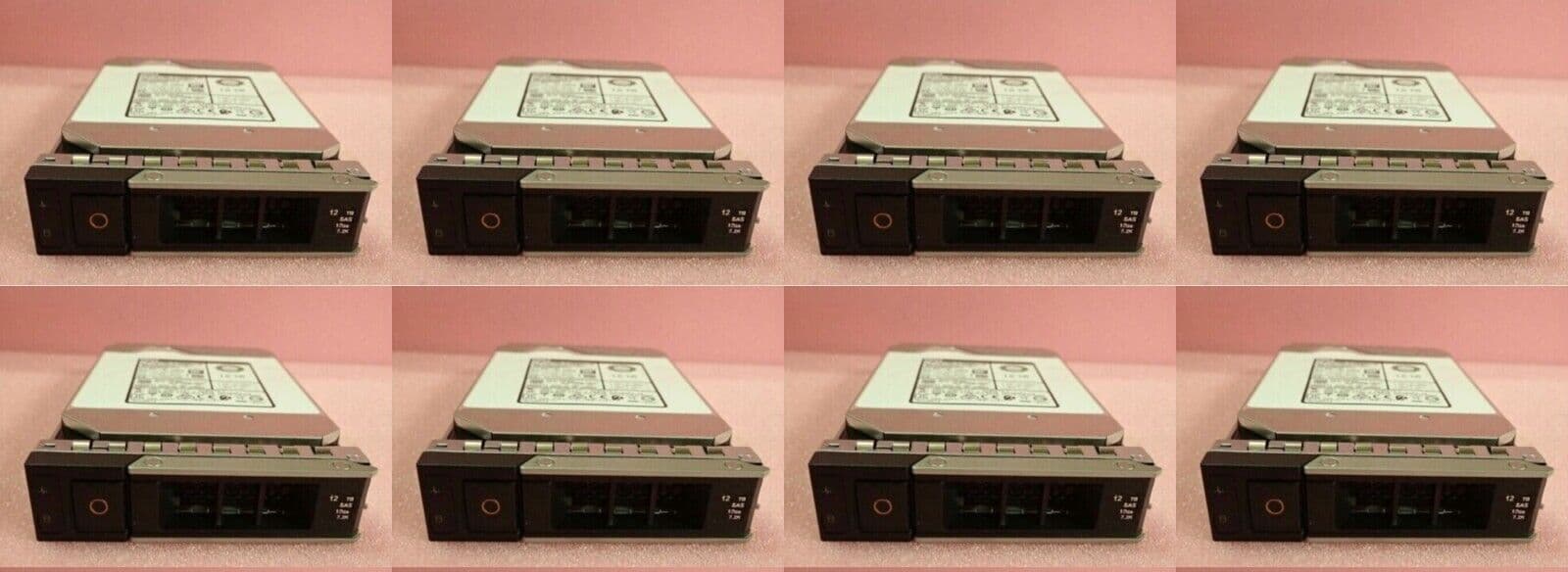 8x New Dell Enterprise 401-ABHX 12TB 3 5" SAS 12G 7 2K PowerEdge Server HDD