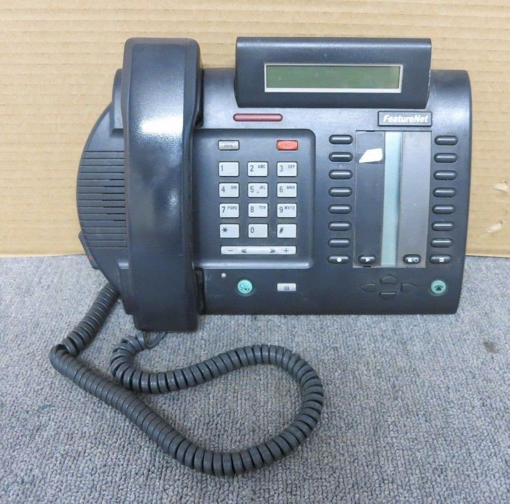Aastra Telecom A1613-8000-02-00 M6320 Charcoal BT FeatureNet Telephone ...
