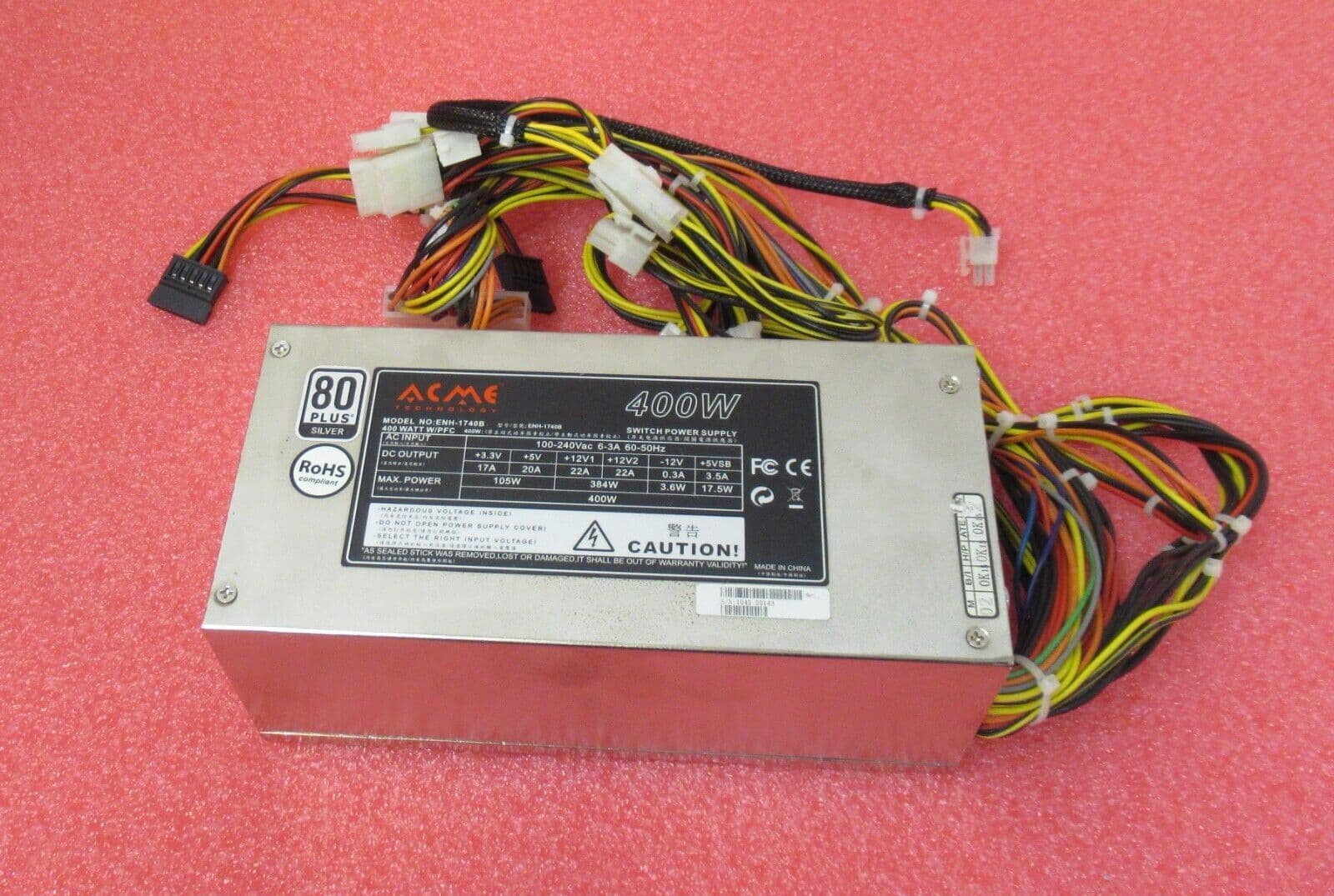 Acme Technology ENH-1740B 400W 80 Plus Silver Switching Power Supply