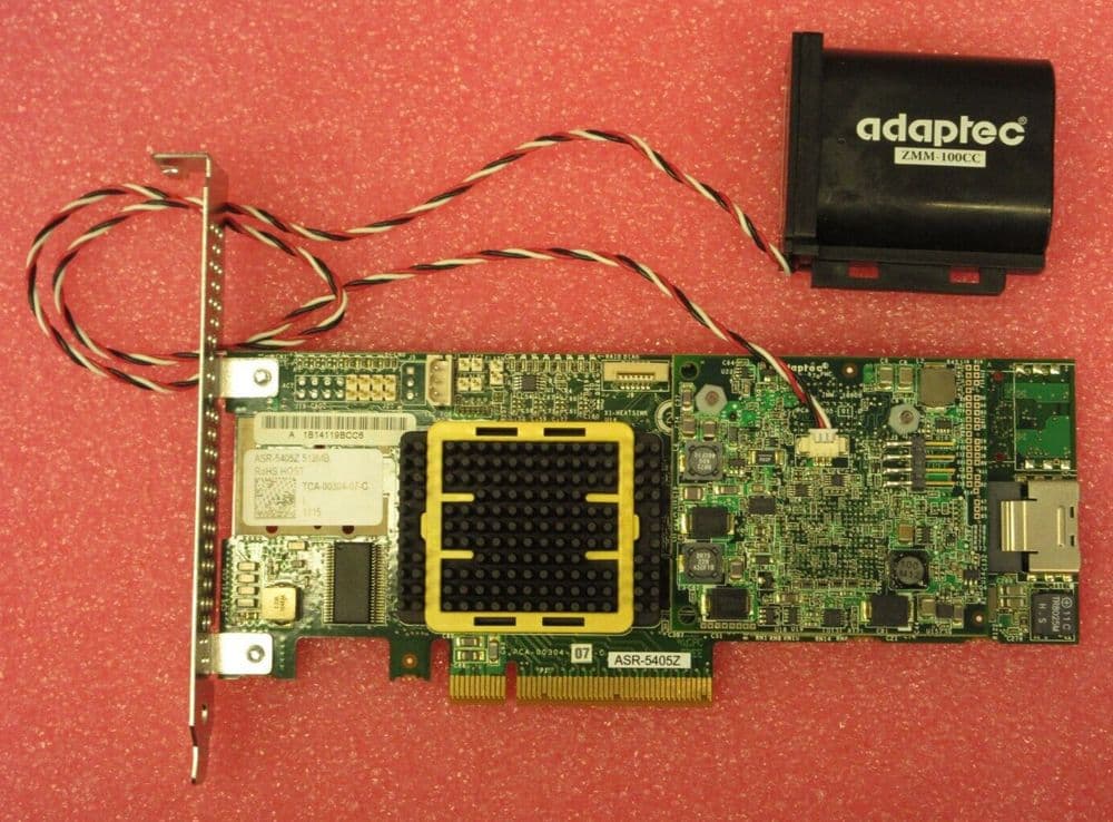 Adaptec ASR-5405Z 4-Port SAS/SATA 512mb FH RAID Controller Card PCA ...