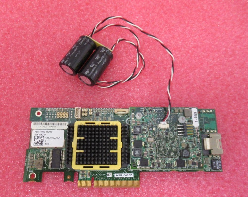 Adaptec ASR-5405Z SAS/SATA RAID Controller 512MB cache battery