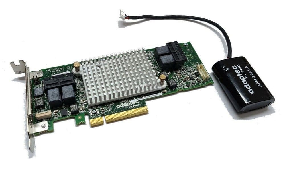 Adaptec ASR-81605ZQ 12G SAS 16-Port 1GB Cache PCIe x8 RAID Controller ...