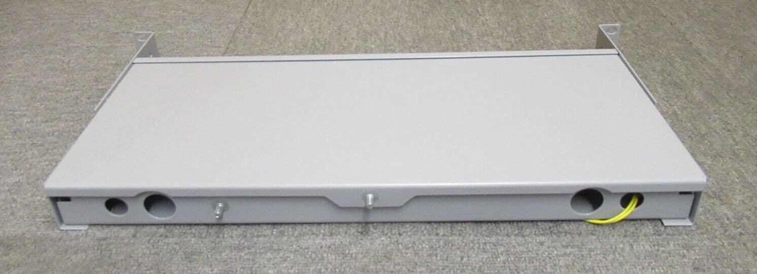 ADC 8 Port 19" 1U Grey Rack Mount Fiber Optic Patch Panel LC Multimode ...