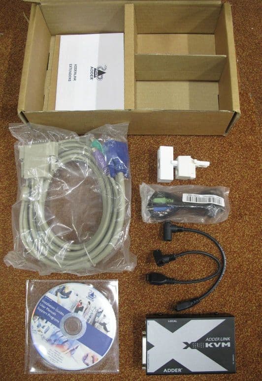 Adder Adderlink X-Series X-KVM/P Extender Box KVM Extension XKVMP-02104