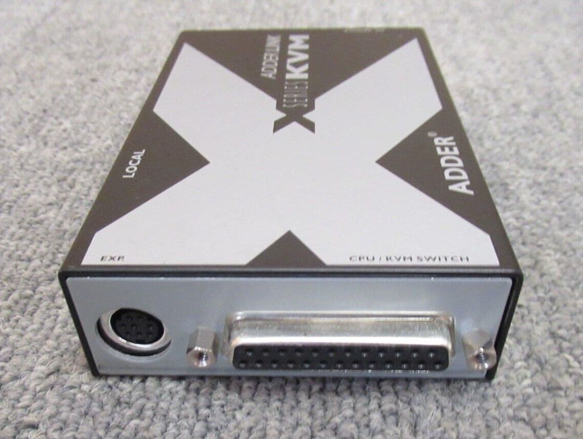 Adder X-series X-KVM/P KVM Cat 5 & 6 Extender Local Unit And KVM Switch Cable