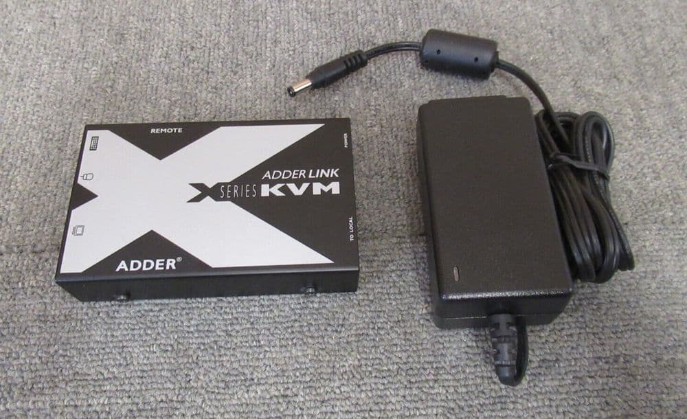 Adder X-series X-KVM/P PC KVM Cat 5 & 6 Extender Video Remote Unit AC ...