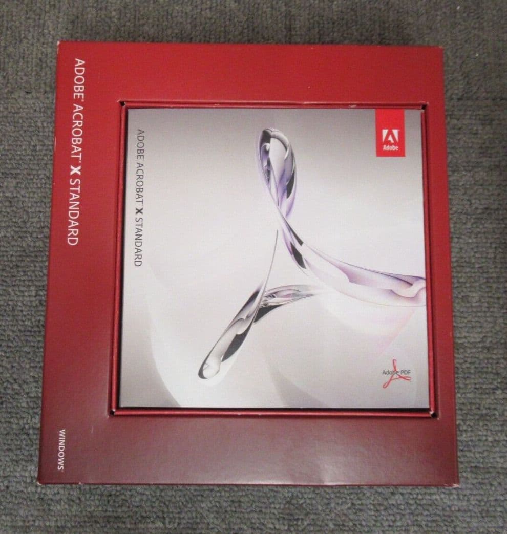 Adobe 65086173 Acrobat X Standard Full Windows Version