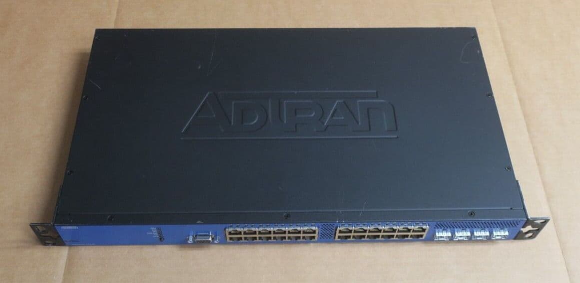 Adtran NetVanta 1544P 24x Gigabit PoE RJ45 4x 1GbE SFP 1U L3 Managed Switch