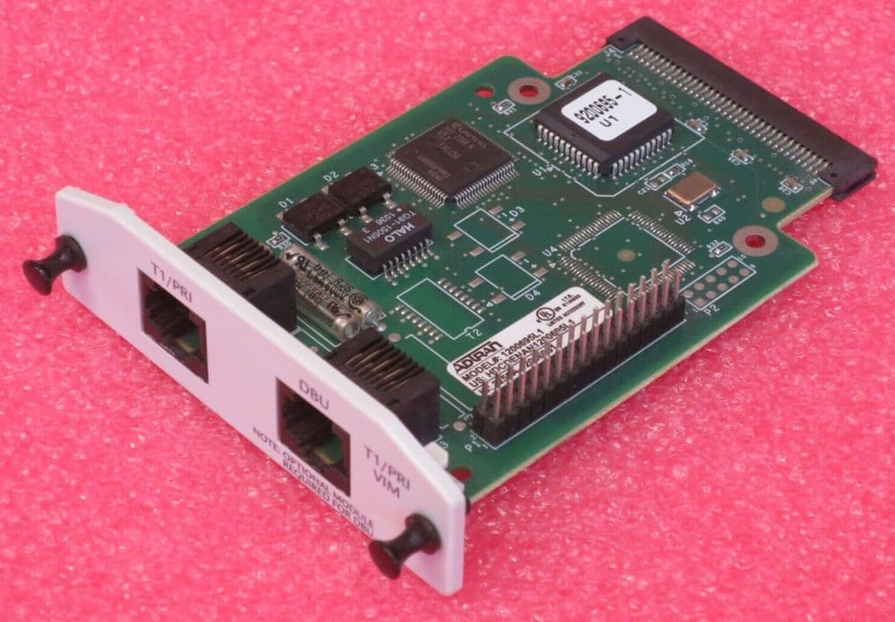Adtran NetVanta T1 PRI Voice Interface Module VIM for 6355 IP Gateway ...
