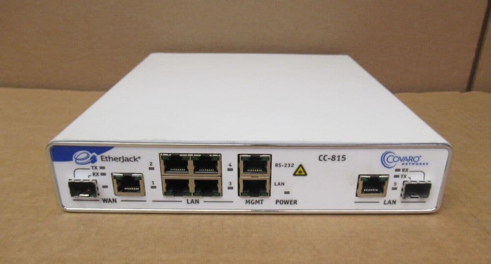 Adva / Covaro CC815 Carrier Etherjack 4x 100mbit/s 2x 1GB/s Port - 200 ...