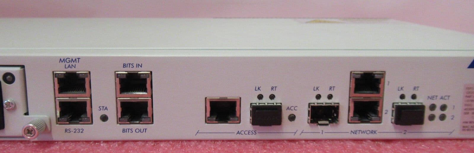 ADVA FSP150CC-GE201S EtherJack Optical Networking Ethernet Switch 2x PSU