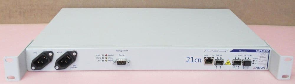 ADVA FSP150CP Optical Fibre Access Switch F150/BT-/CP/GIG/2AC ...