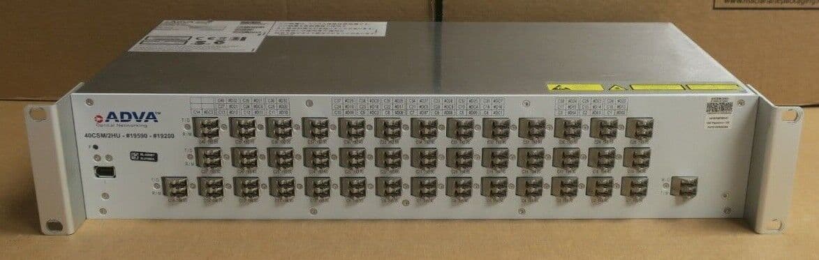 ADVA Optical Networking 40-Port MUX/DMX Channel Splitter 40CSM/1HU ...