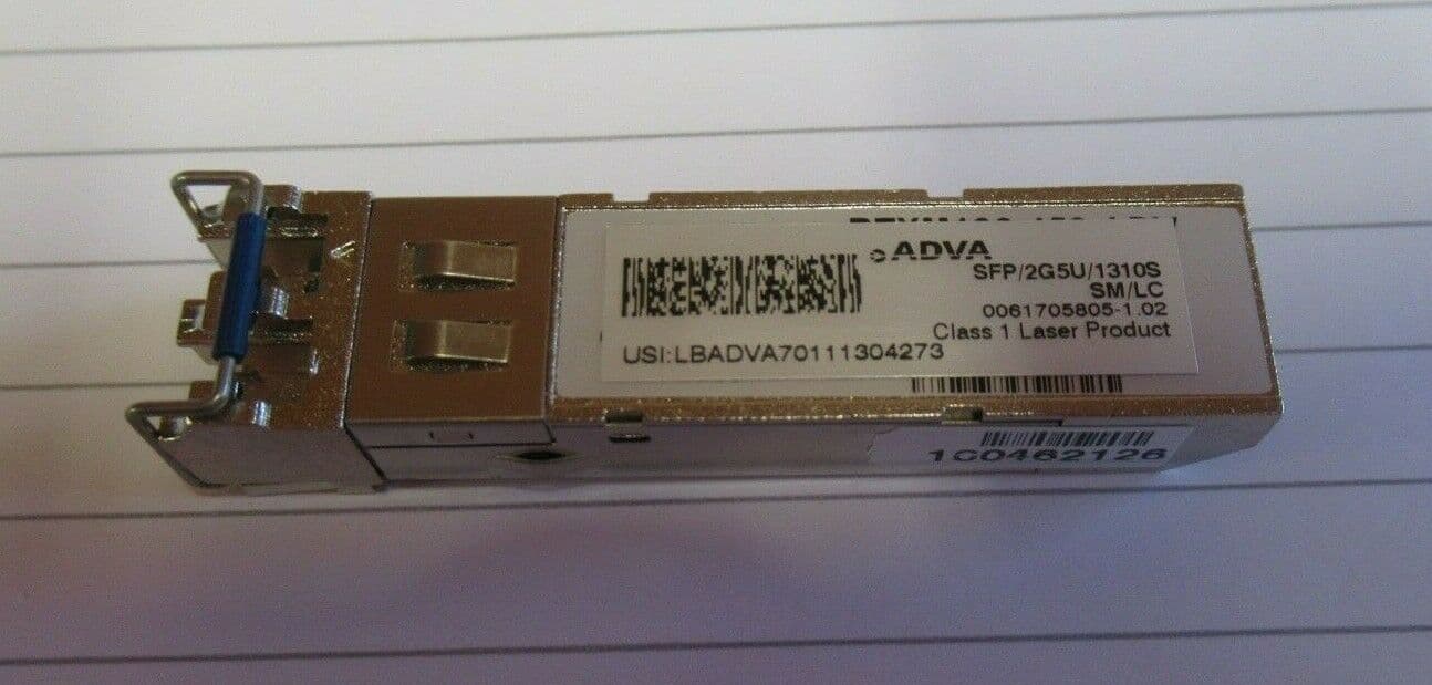 ADVA RTXM192-450-ADV SFP/2G5U/1310S/SM/LC Fiber SFP Pluggable ...