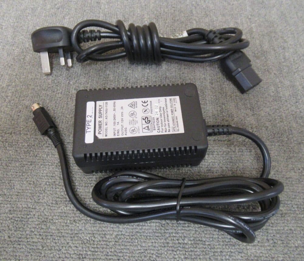 Advanced Power Solution AD-740U-1120 3-Pin Dim AC Power Adapter 36W 12V 3A