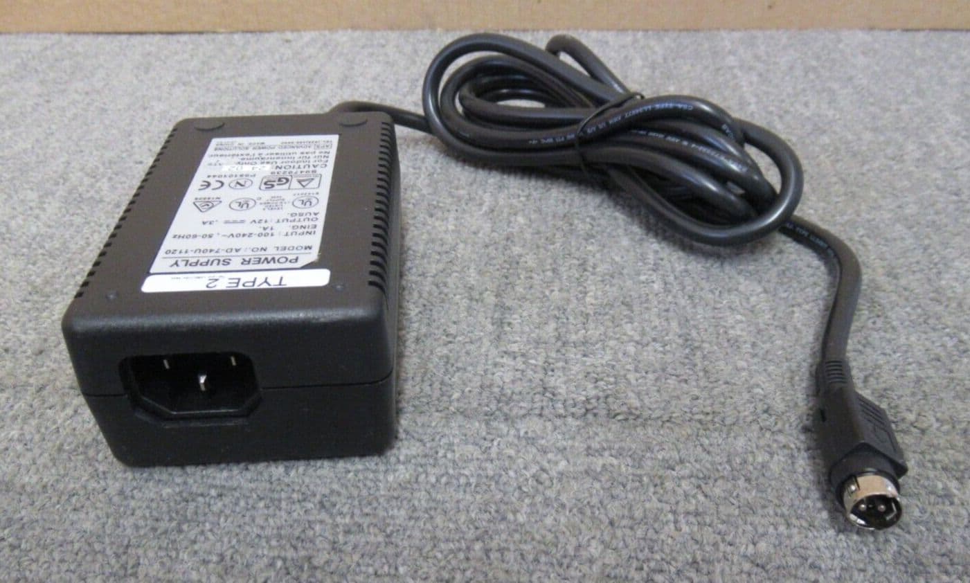 Advanced Power Solution AD-740U-1120 3-Pin Dim AC Power Adapter 36W 12V 3A