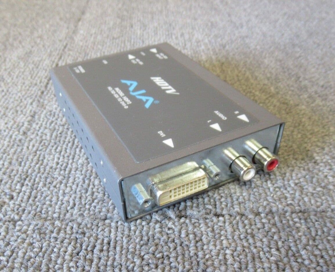 AJA HDP2 HD/SD-SDI To DVI-D and Audio Converter With AC Apapter