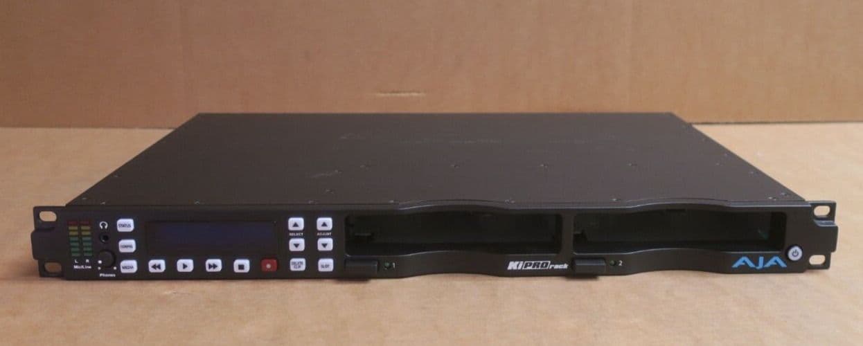 AJA Ki Pro Rack File Based 1RU HD/SD Video Recorder and Player Ki-PRO-RACK