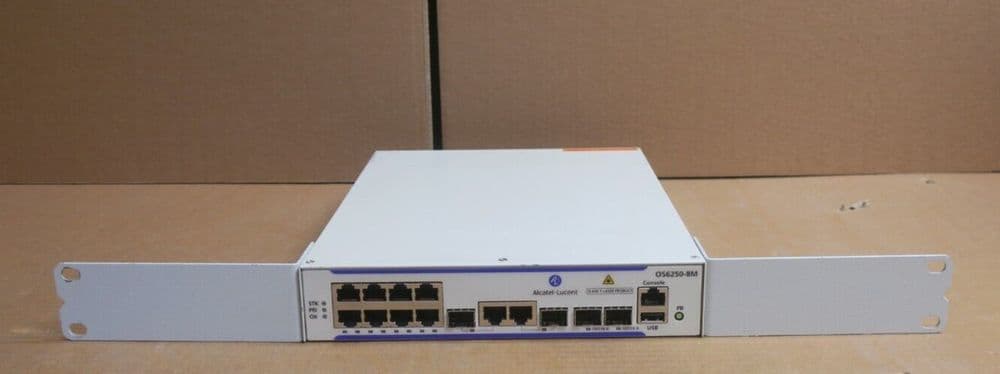 Alcatel-Lucent OmniSwitch OS6250-8M 8x 10/100 RJ45 2x1Gb RJ45/SFP 2 SFP ...