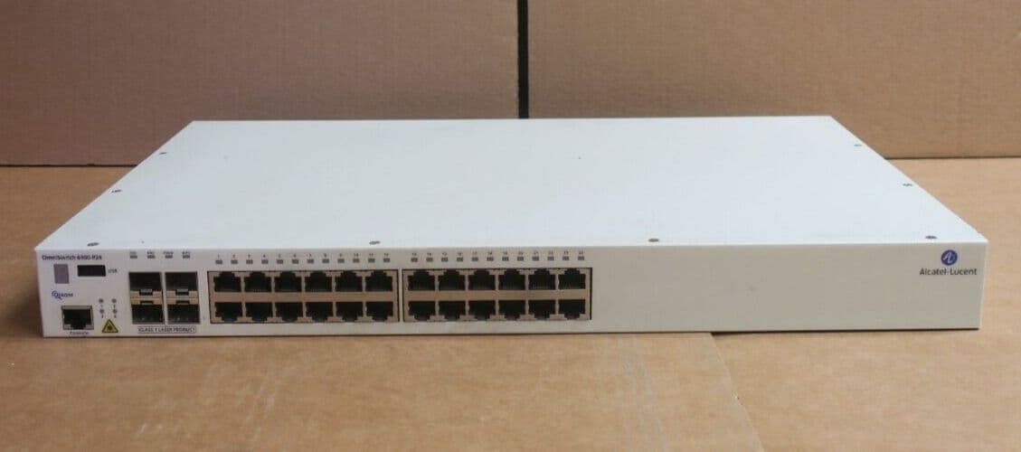Alcatel-Lucent OmniSwitch OS6400-P24 20x 1GbE PoE 4x SFP/RJ45 1U Switch