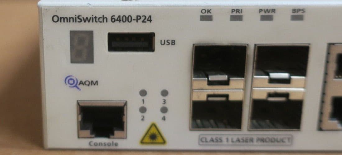 Alcatel-Lucent OmniSwitch OS6400-P24 20x 1GbE PoE 4x SFP/RJ45 1U Switch ...