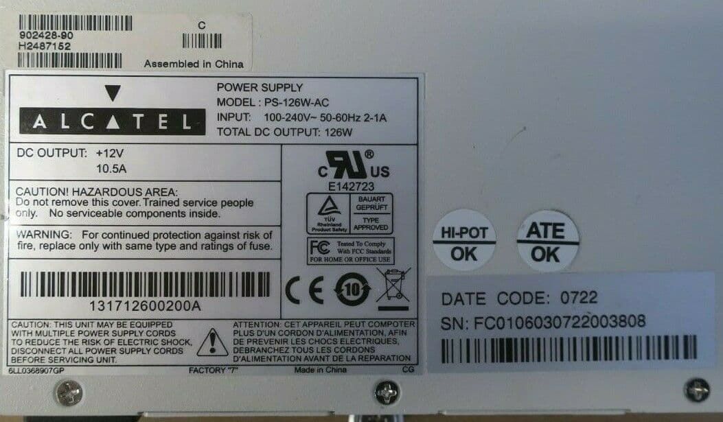 Alcatel-Lucent OmniSwitch OS6400-P48 44x 1GbE PoE 4x SFP/RJ45 1U Switch ...