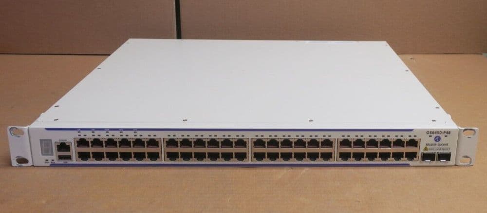 Alcatel-Lucent OmniSwitch OS6450-P48 48x 1GbE PoE & 2x 10Gb SFP Switch ...