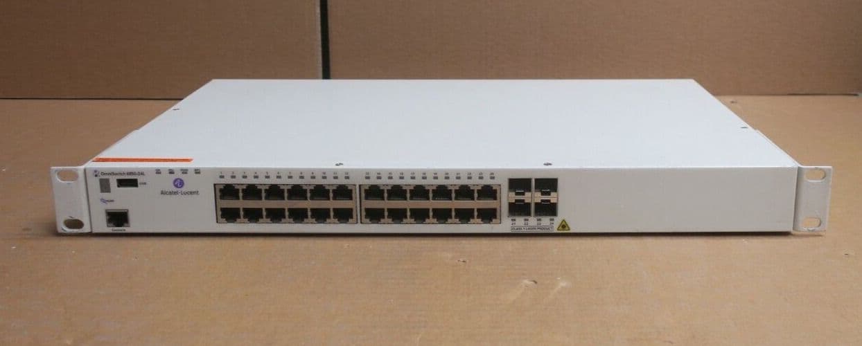 Alcatel-Lucent OmniSwitch OS6850-24L 20x 10/100Base-T & 4x SFP/RJ45 1U ...