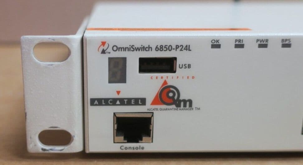 Alcatel-Lucent OmniSwitch OS6850-P24L PoE 20x 10/100 RJ45 4x SFP/RJ45 ...