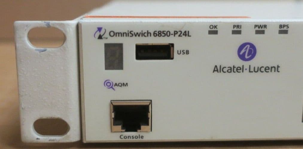 Alcatel-Lucent OmniSwitch OS6850-P24L PoE 20x 10/100Base-T 4x Combo ...