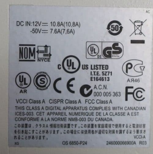 Alcatel-Lucent OmniSwitch OS6850-P24L PoE 20x 10/100Base-T 4x Combo Port Switch