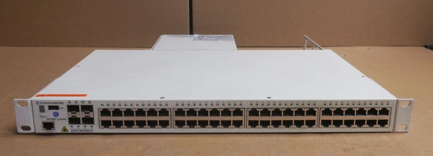 Alcatel-Lucent OmniSwitch OS6850-P48L PoE 44x 10/100Base-T 4x1Gb SFP ...